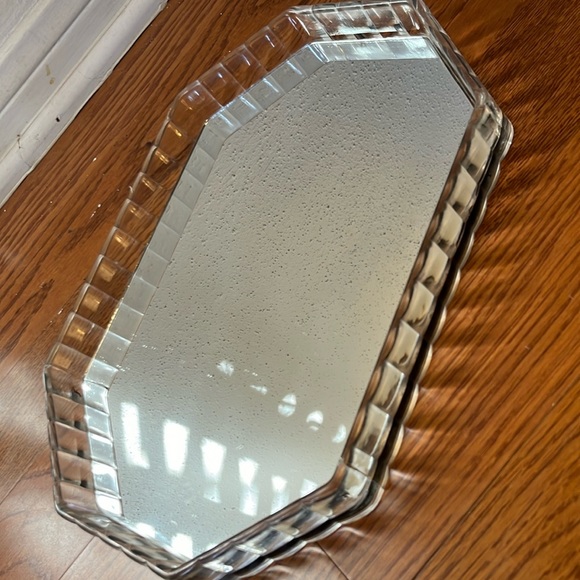 Bath | Lucite Octagonal Mirrored Tray | Poshmark